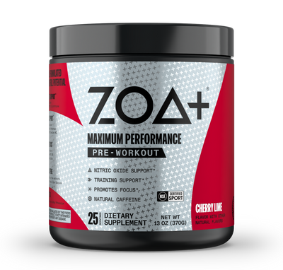 ZOA+ Pre-Workout Powder Cherry Lime