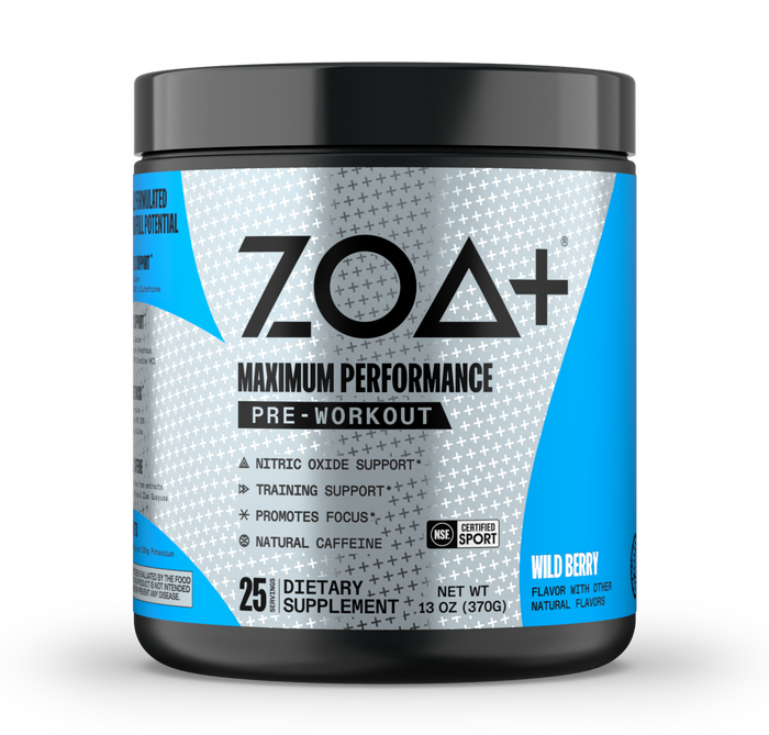 ZOA+ Pre-Workout Powder Wild Berry