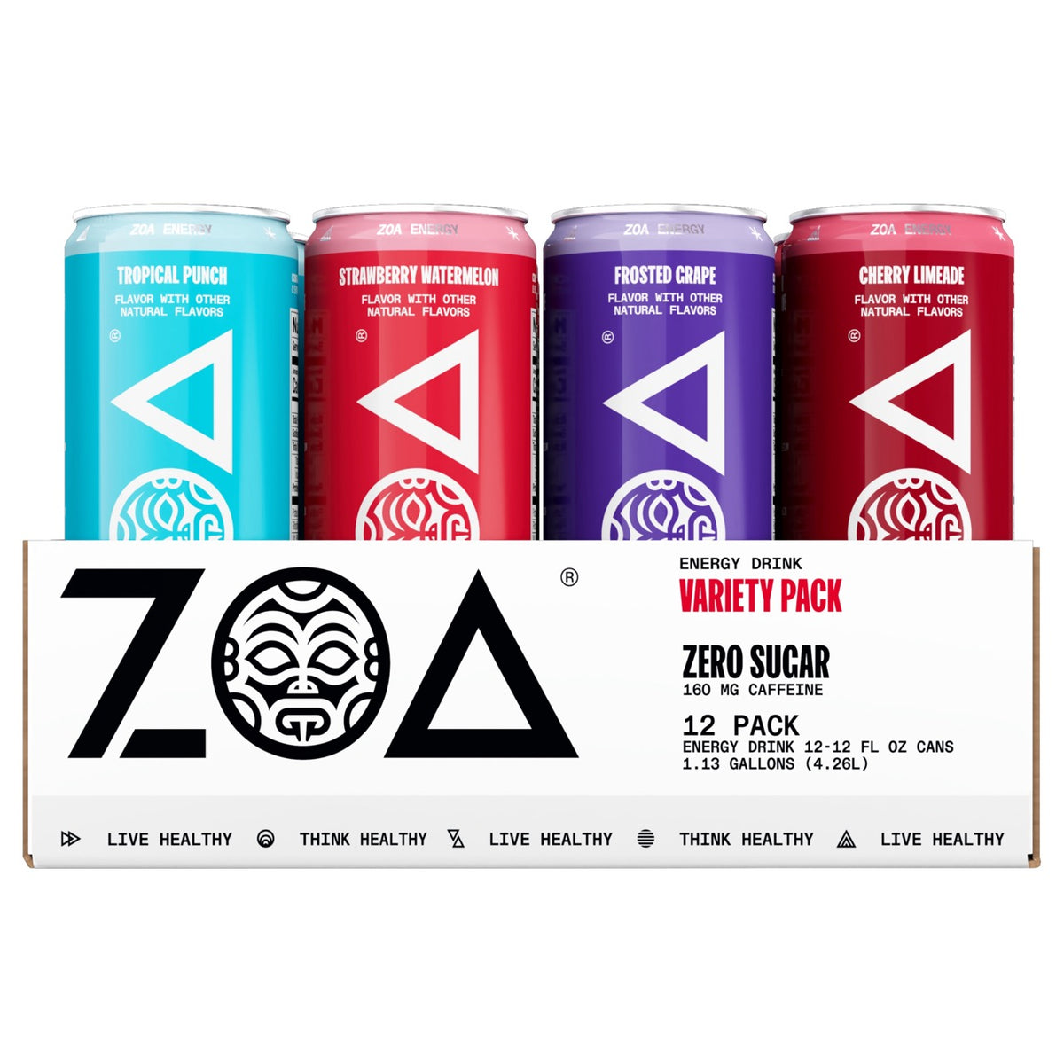 ZOA Energy - Better-For-You Zero Sugar Energy Drinks