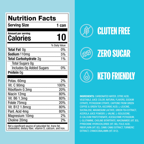 ZOA Tropical Punch Sugar Free Energy Drink - 12OZ