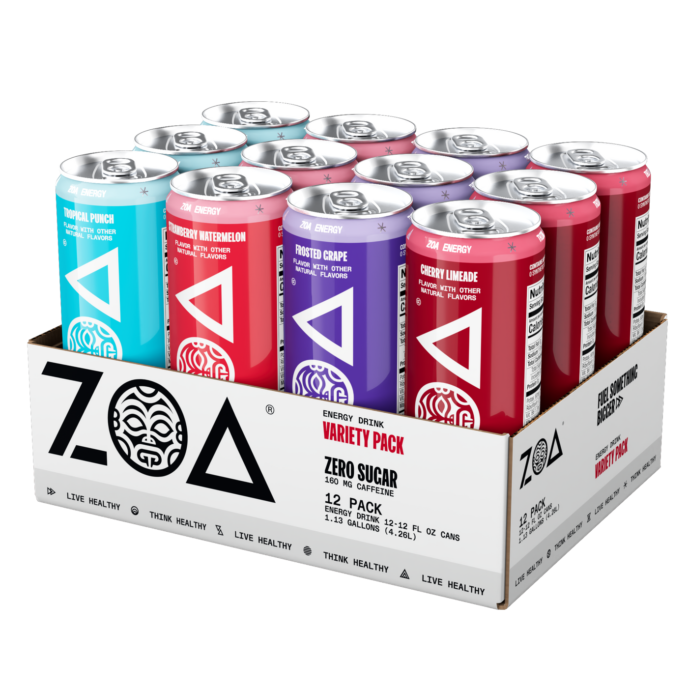 Zero Sugar Energy Drinks - ZOA Energy